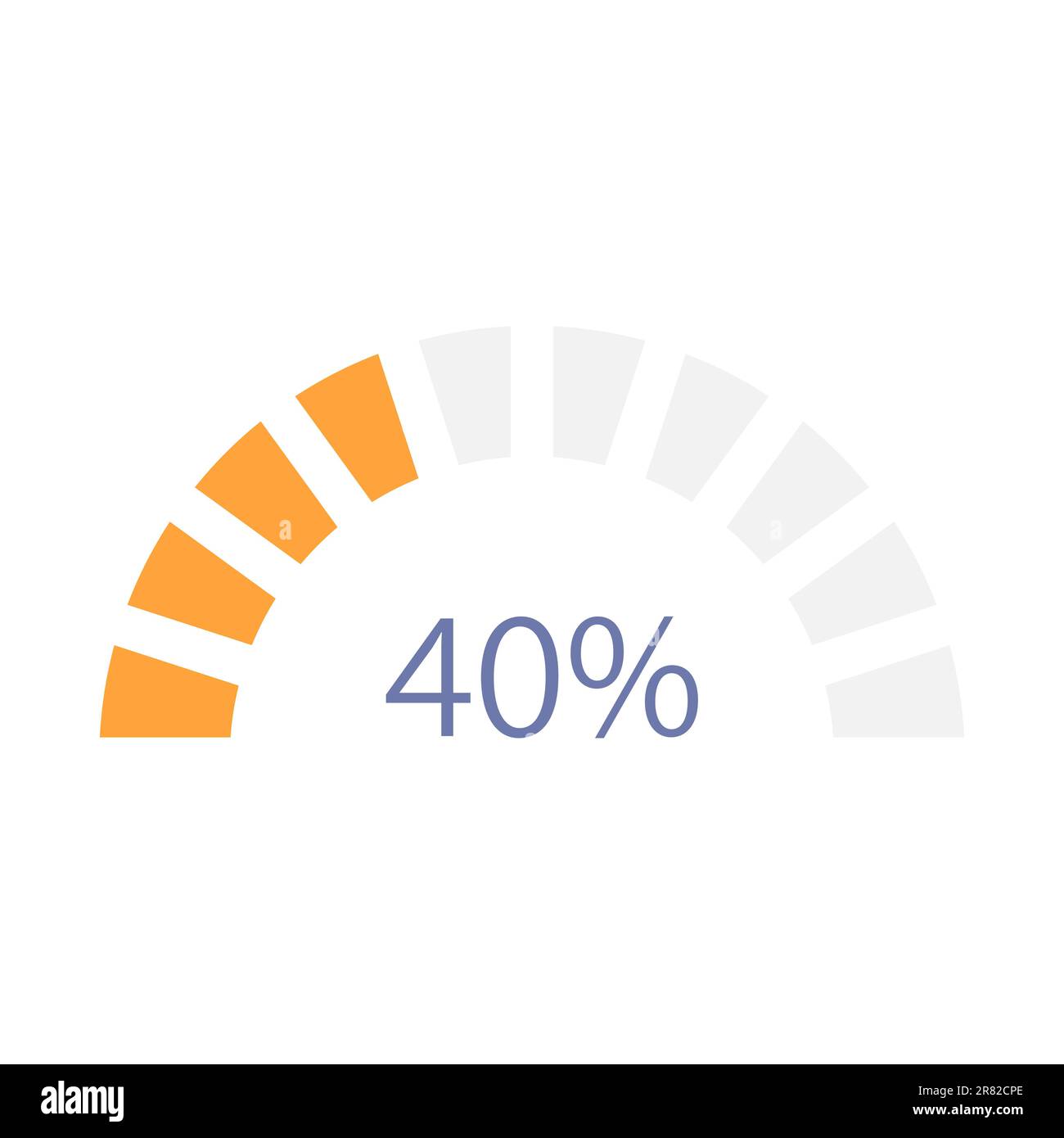Half circle infographic chart design template Stock Vector Image & Art ...