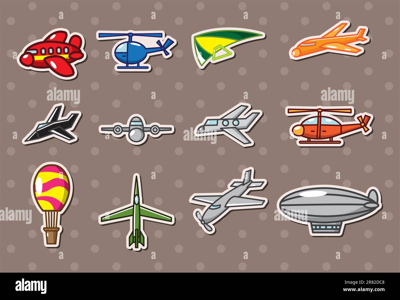 Airplane collage element hi-res stock photography and images - Alamy