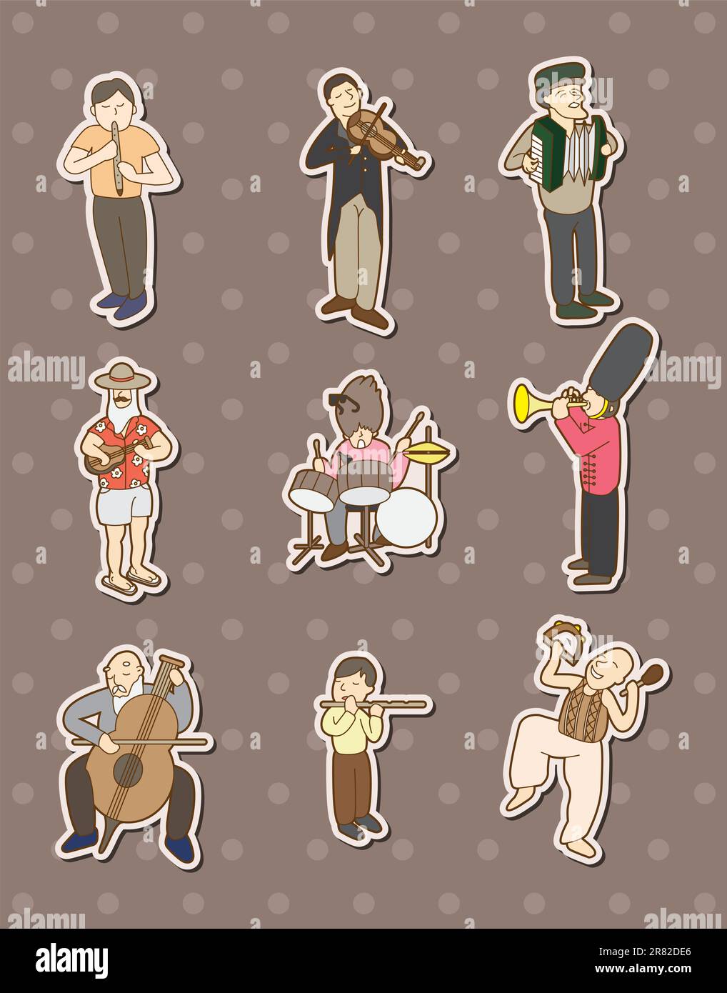 music player stickers Stock Vector Image & Art - Alamy