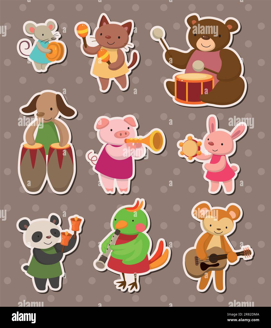 Animal play Stock Vector Images - Alamy