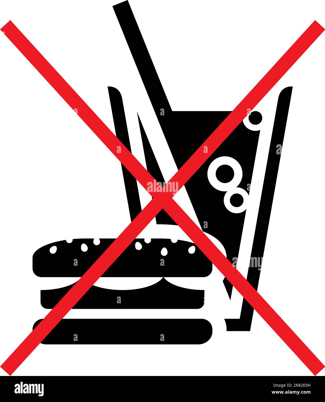 Concept american fast food Stock Vector Images - Alamy