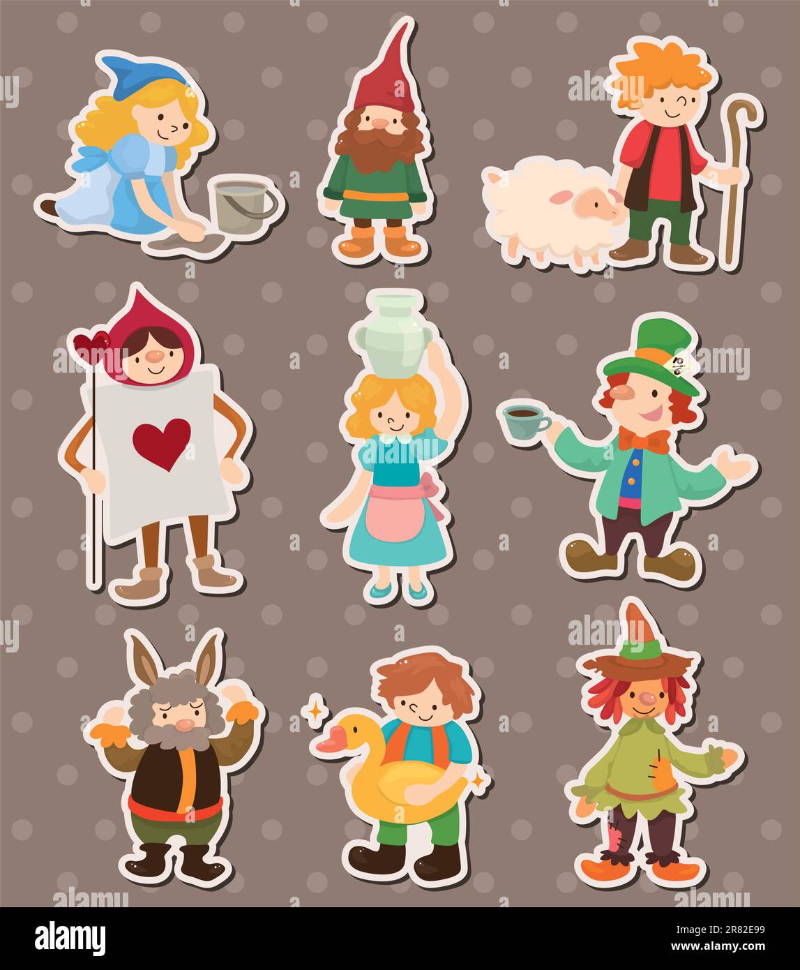 story people stickers Stock Vector Image & Art - Alamy