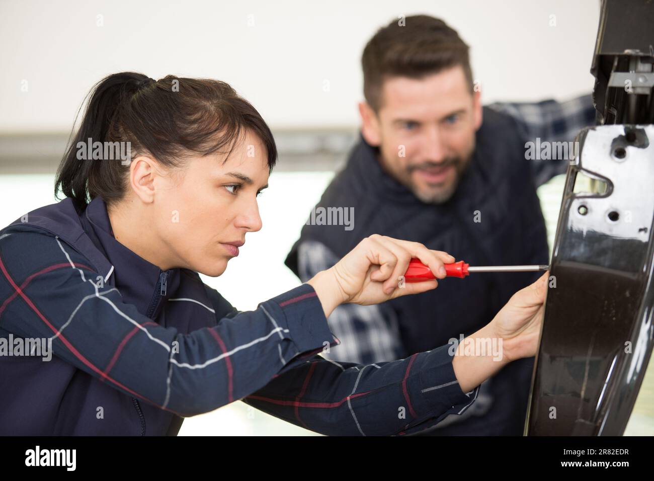 Car bodywork check hi-res stock photography and images - Alamy
