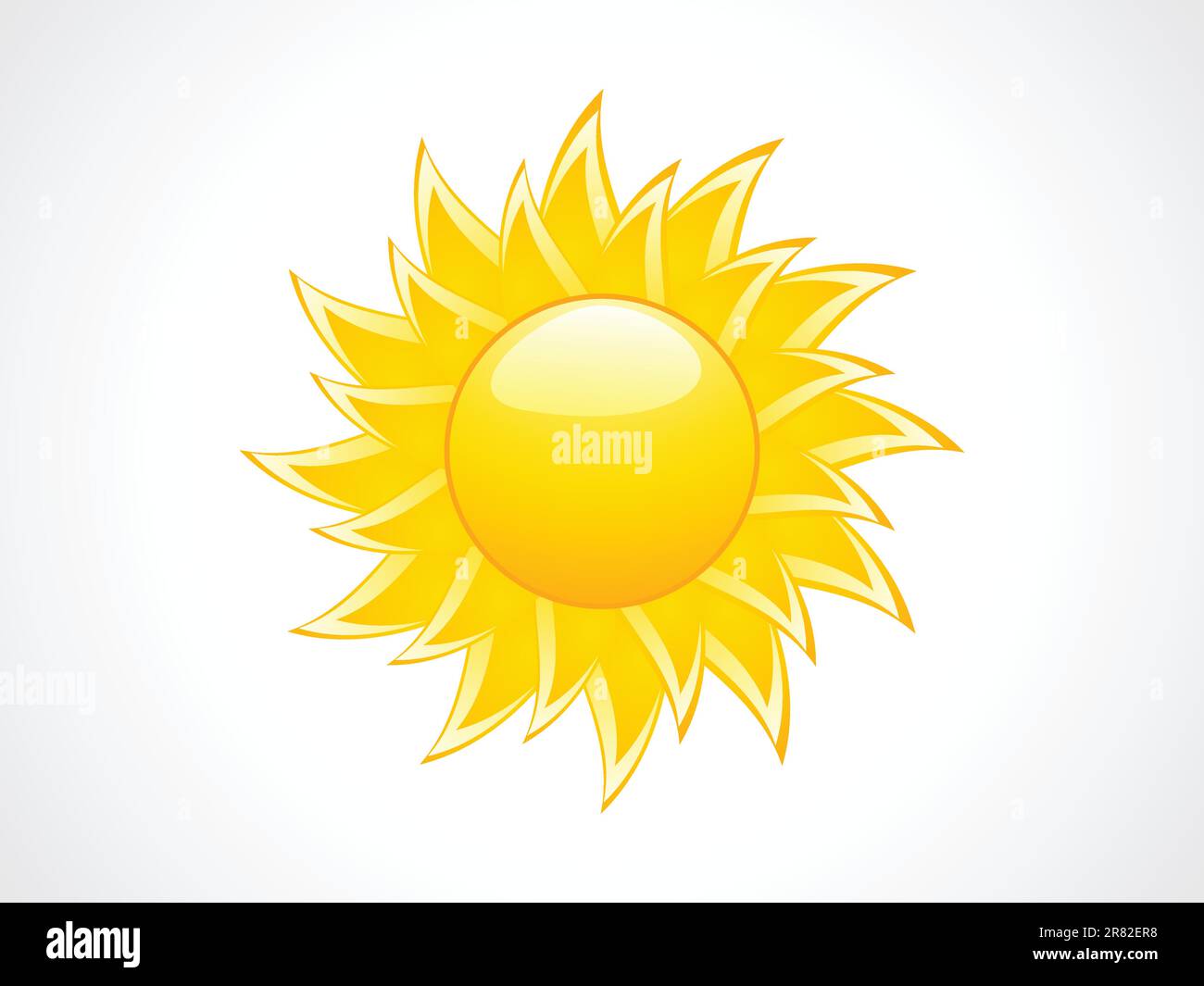 abstract sun icon vector illustration Stock Vector Image & Art - Alamy