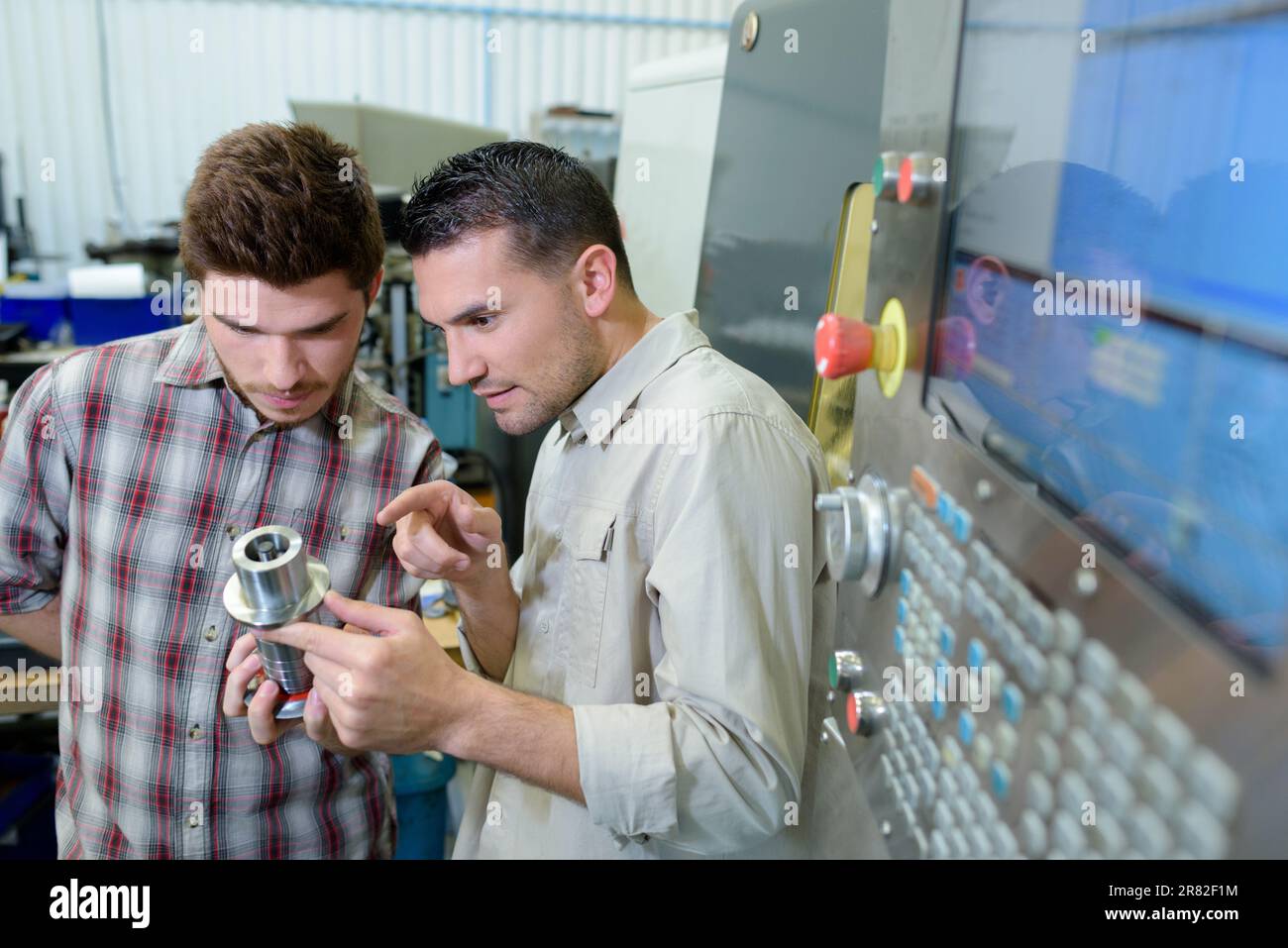 portrait of master and apprentice Stock Photo - Alamy