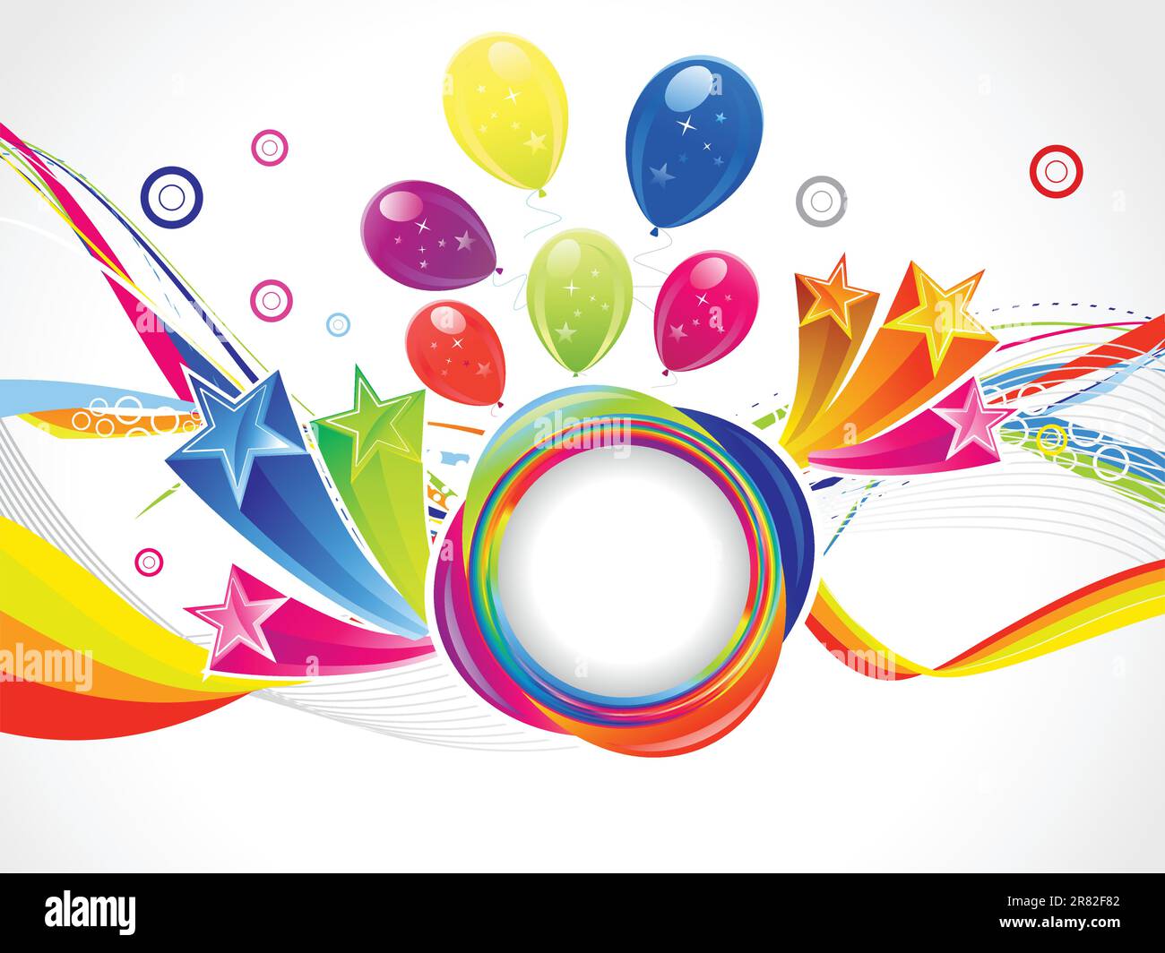 abstract celebration background explode vector illustration Stock ...