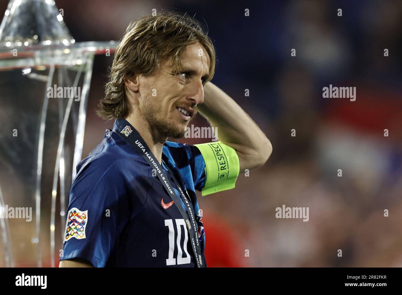 ROTTERDAM - Luka Modric of Croatia disappointed after the lost UEFA ...
