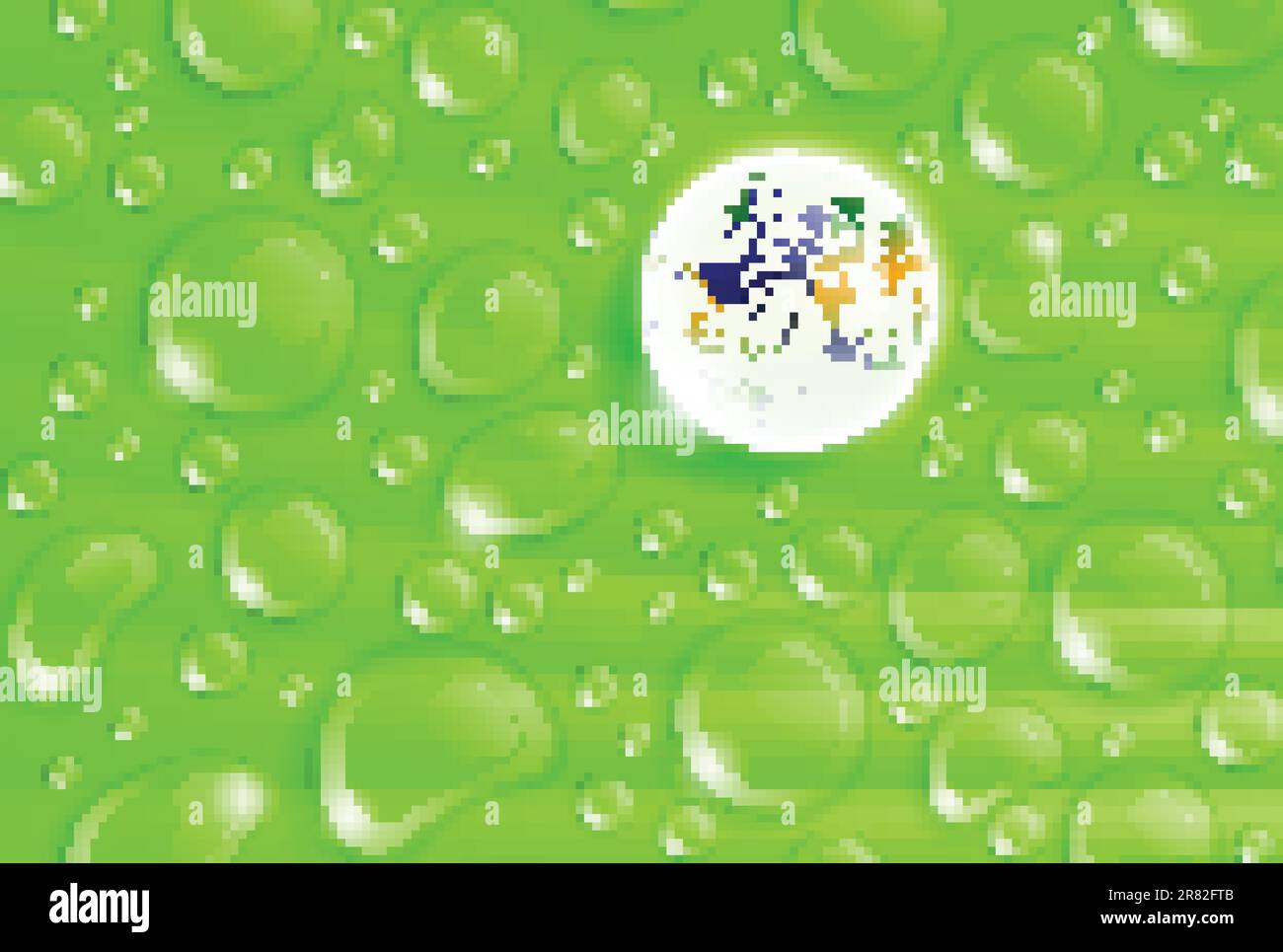 Raindrop structure Stock Vector Images - Alamy