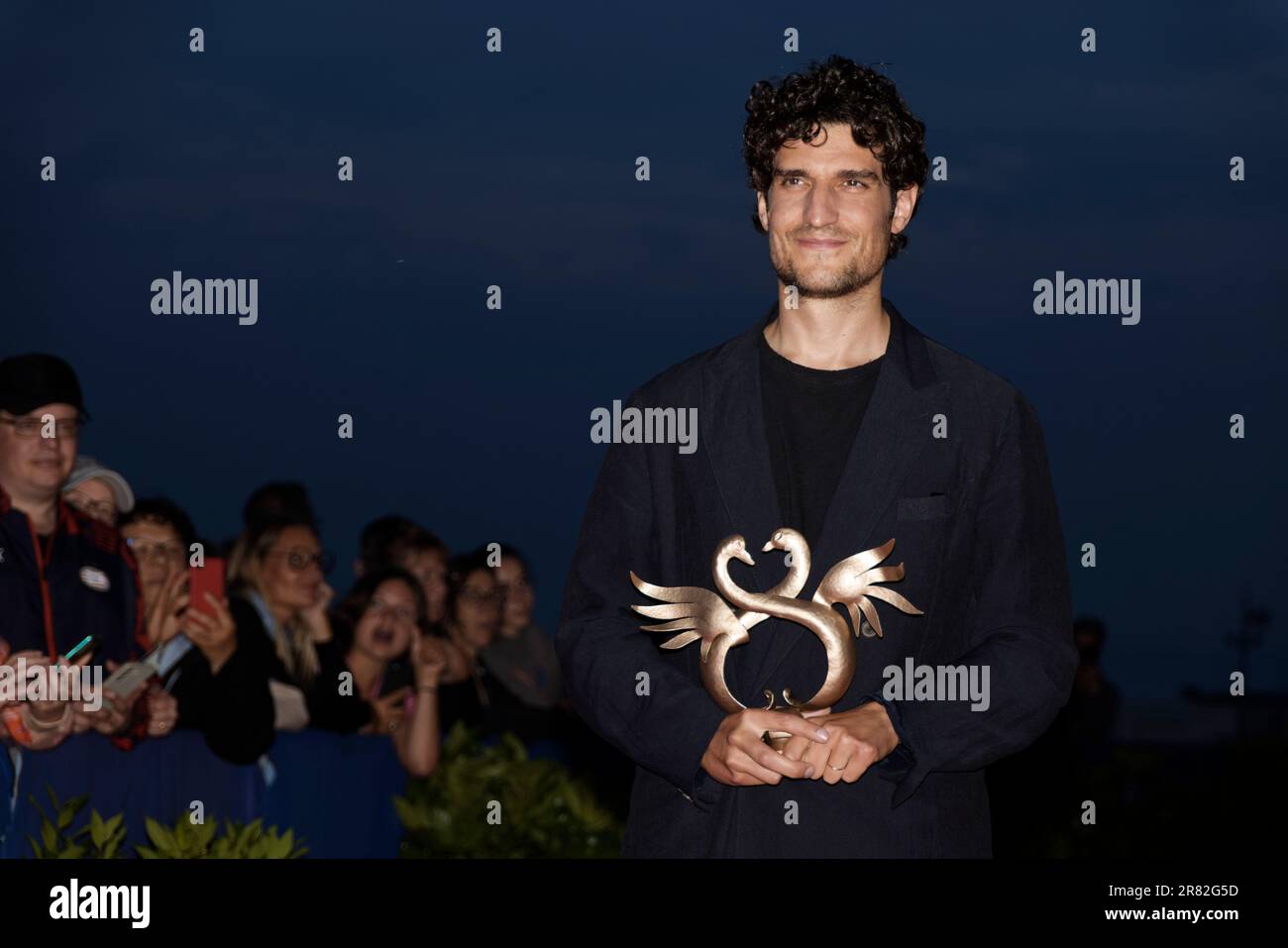 Cabourg, France. 17th June, 2023. Louis Garrel winner of the Best Actor ...