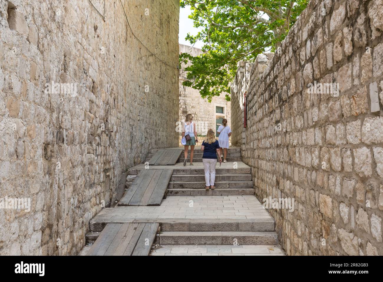 Croatia yacht Dubrovnik to Split Stock Photo - Alamy