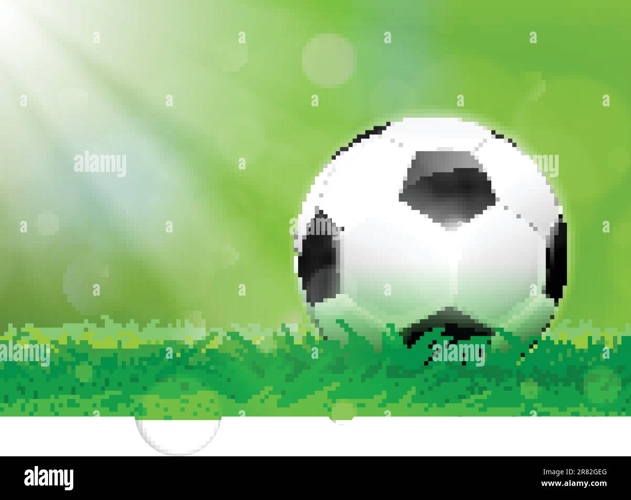 Close up football field Stock Vector Images - Alamy