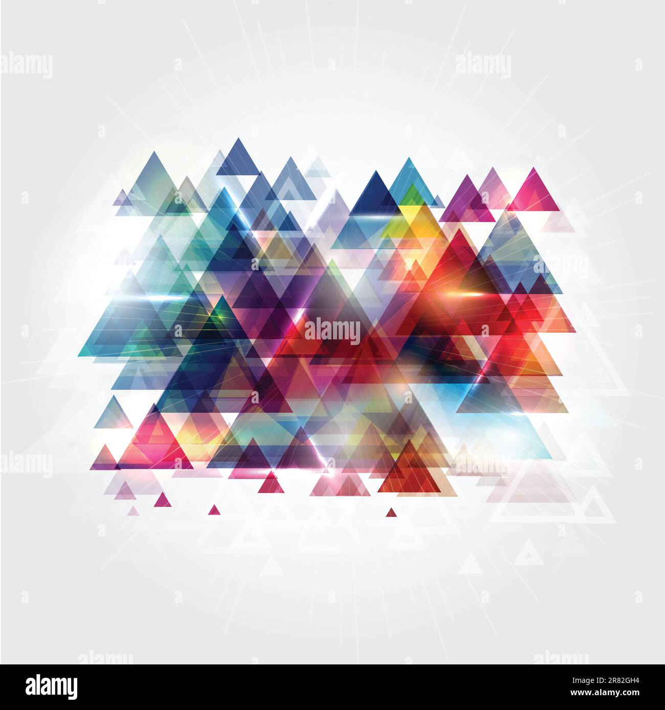Abstract design background consisting of triangle shapes Stock Vector ...