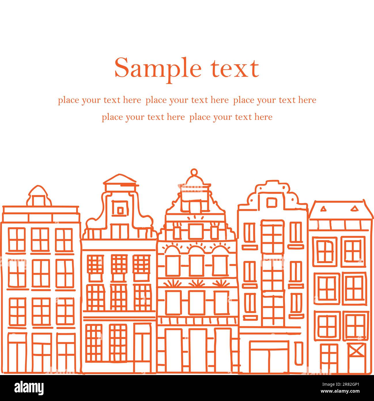 Hand drawn houses, vector illustration Stock Vector Image & Art - Alamy