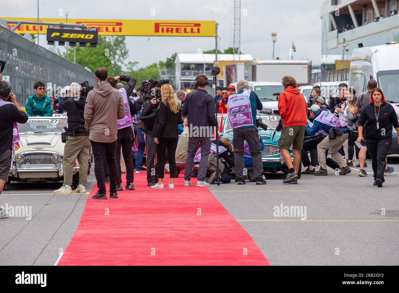 Start of driver parade.during Pre Race on Sunday 18th June - FORMULA 1 ...