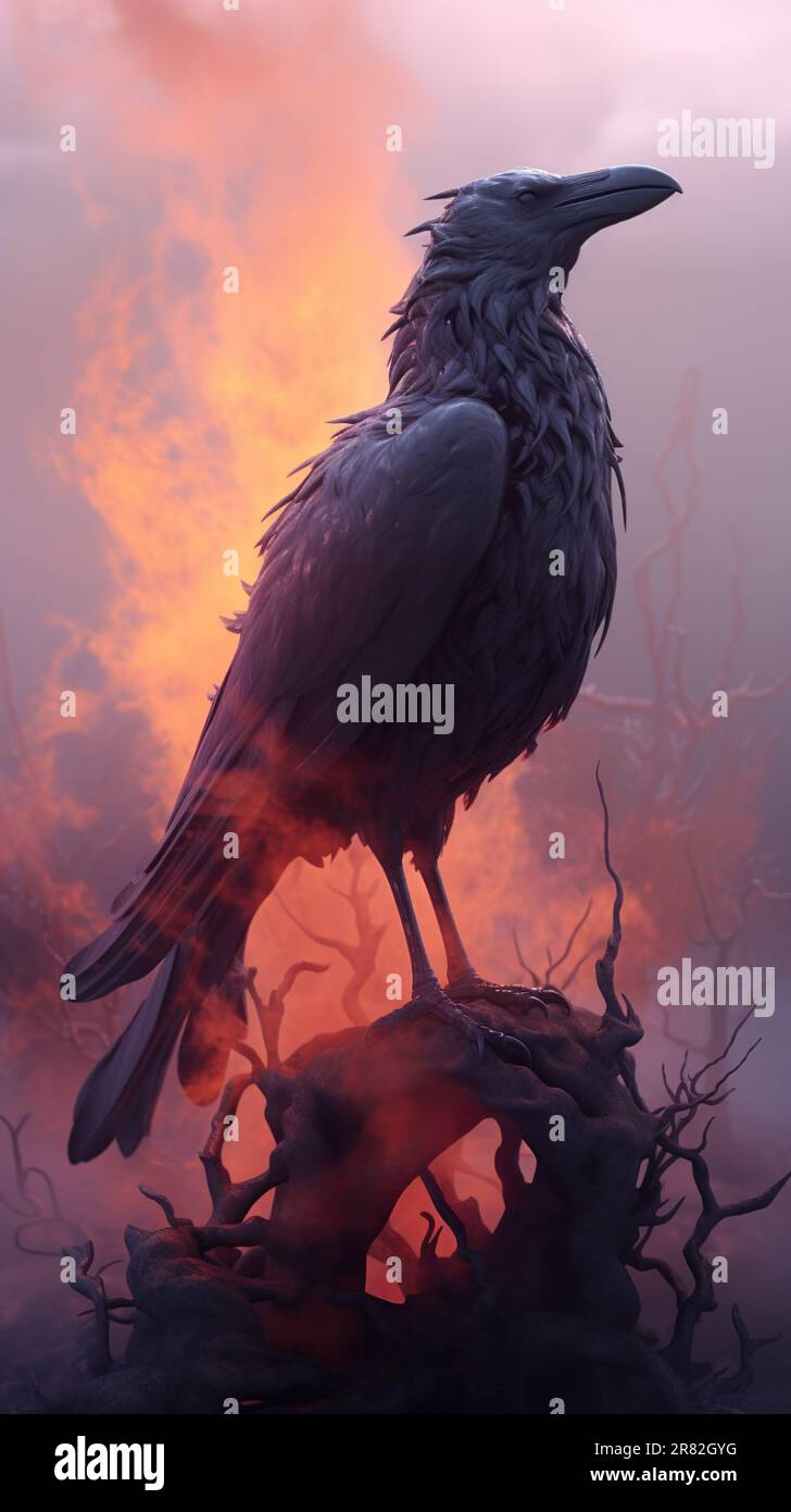 Spectral crow hi-res stock photography and images - Alamy
