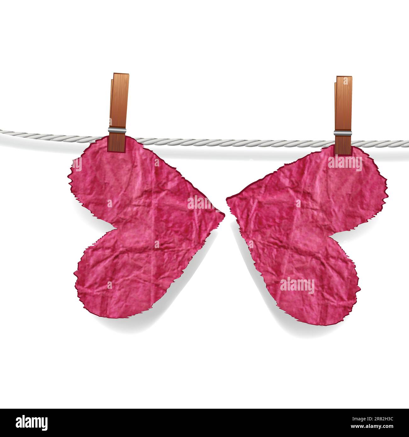 Butterfly pin illustration Stock Vector Images - Alamy