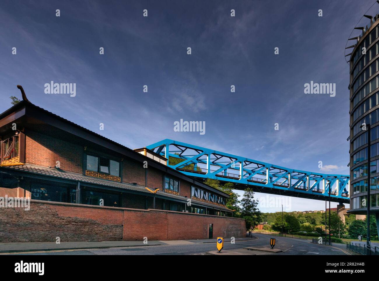 The Queen Elizabeth II Bridge, it carries the Tyne and Wear Metro ...