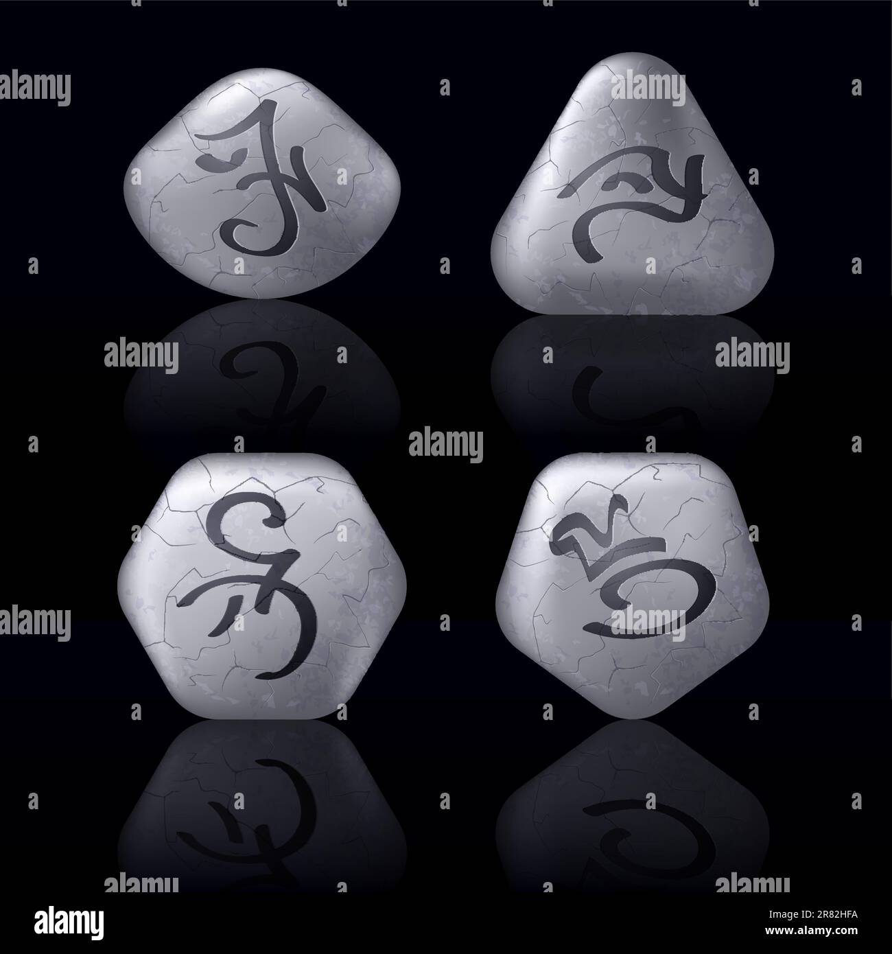 Stones craft Stock Vector Images - Alamy