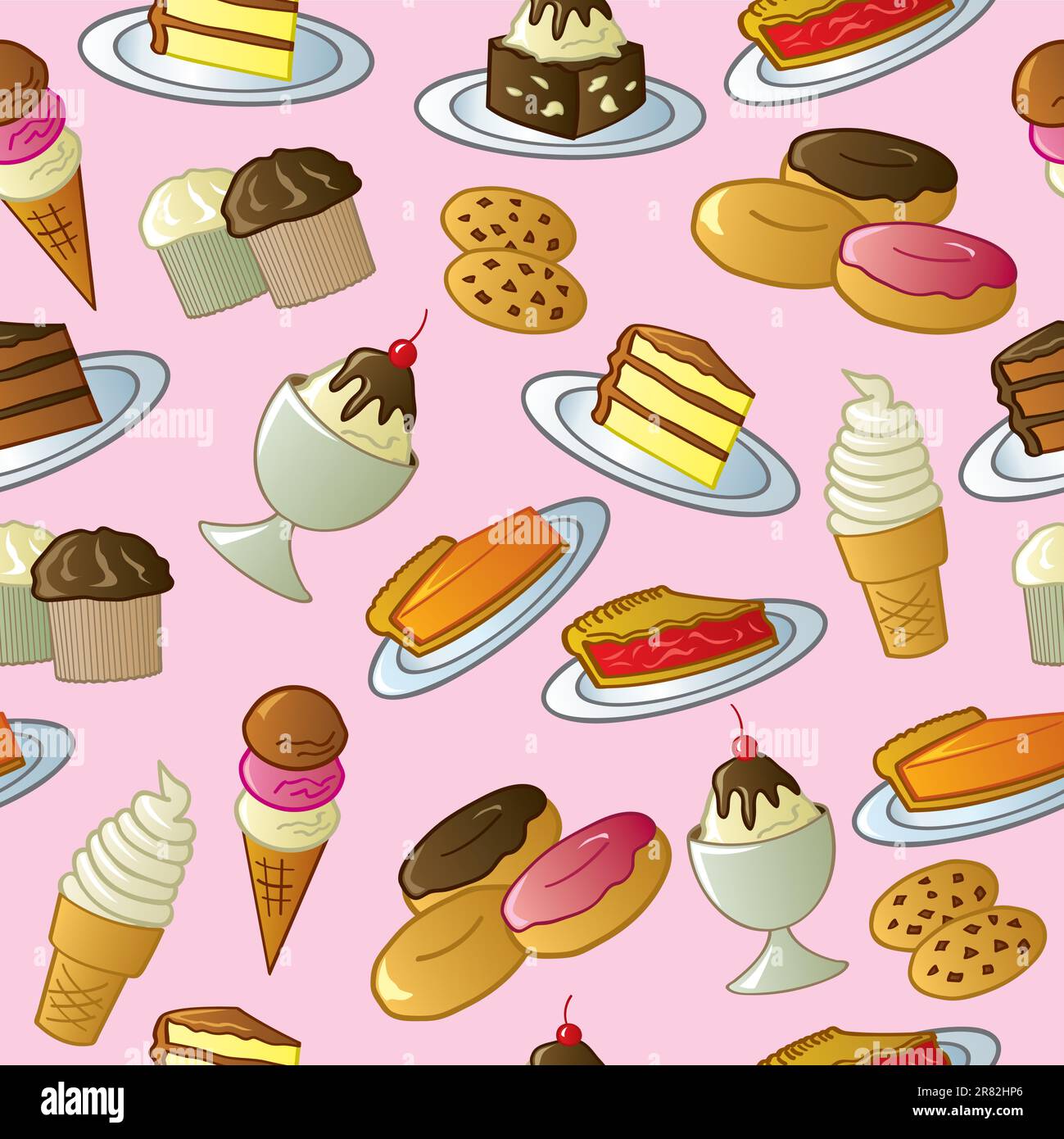 Cherry pie photograph Stock Vector Images - Alamy