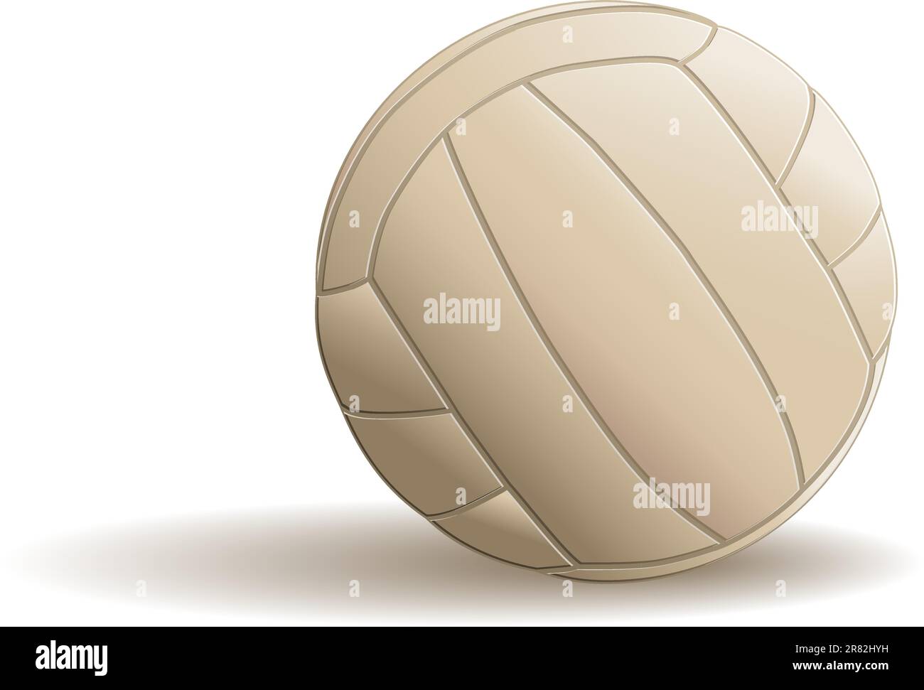 Volley ball on white background vector - eps8 vector format Stock ...