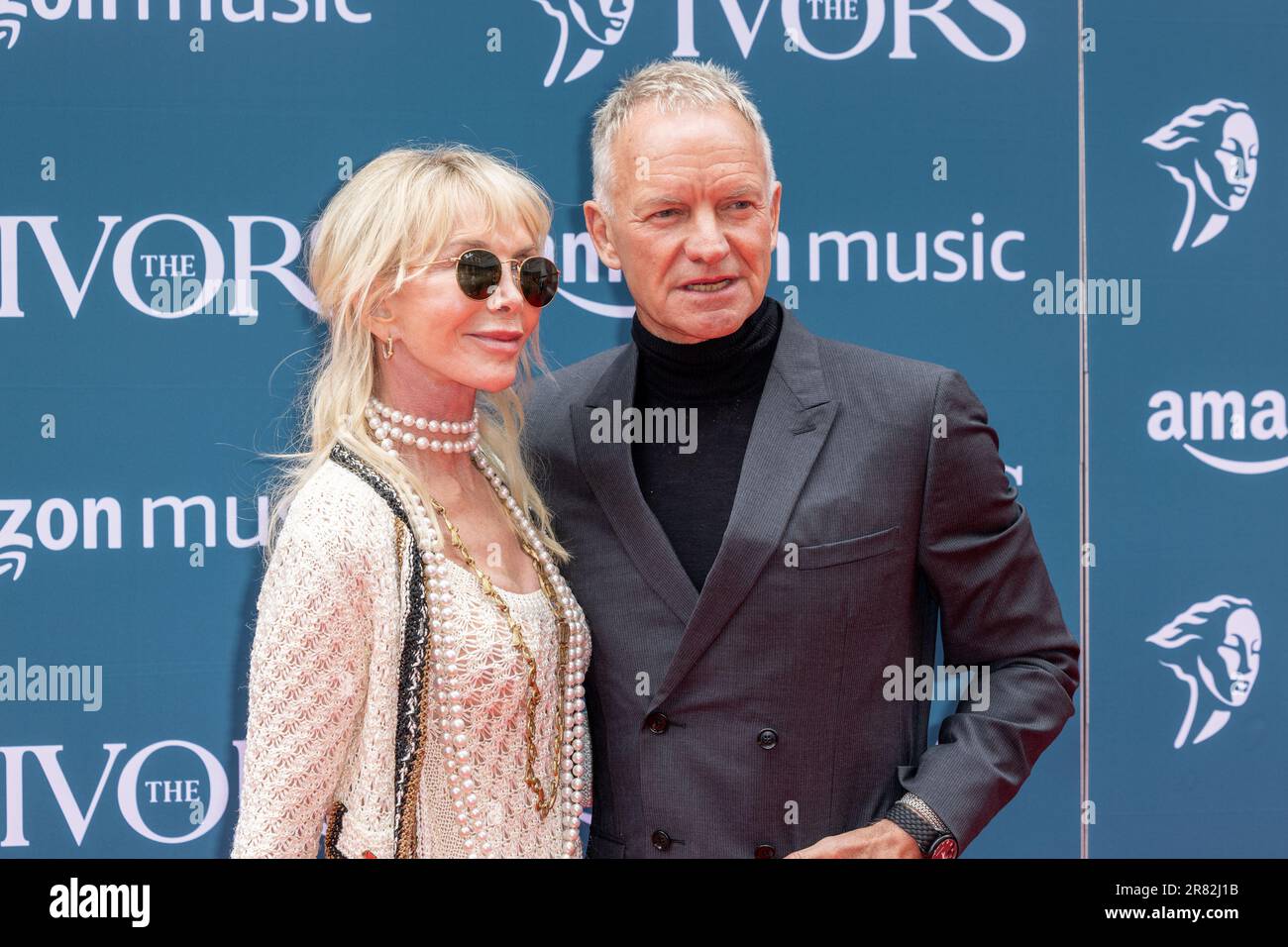 Guests arrive at The IVORS at Grosvenor House Hotel Featuring: Trudie ...