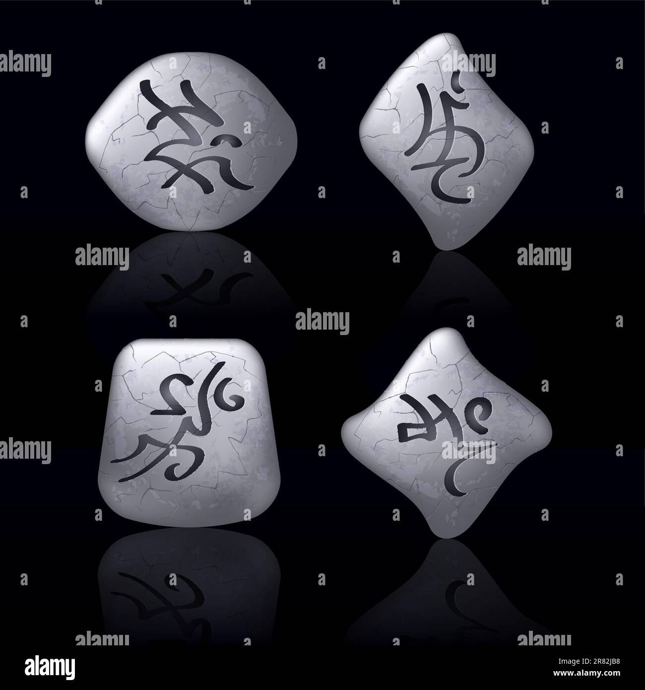 Stones craft Stock Vector Images - Alamy