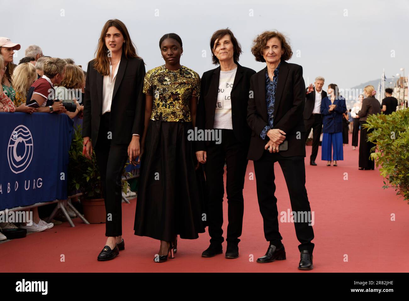 Cabourg, France. 17th June, 2023. Lomane De Dietrich, Suzy Bemba ...