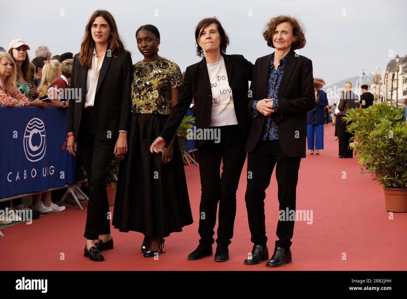 Cabourg, France. 17th June, 2023. Lomane De Dietrich, Suzy Bemba ...