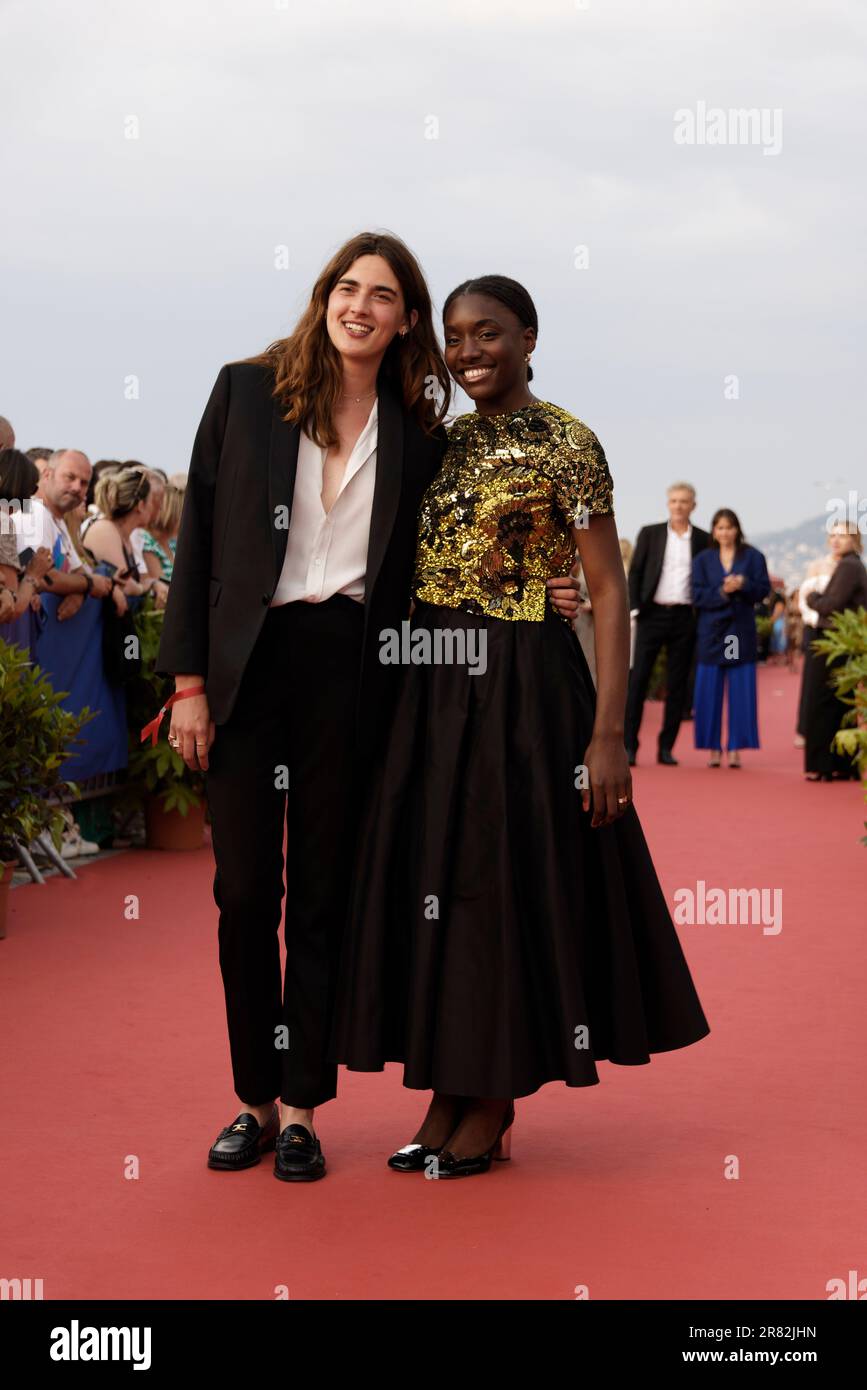 Cabourg, France. 17th June, 2023. Lomane De Dietrich and Suzy Bemba ...