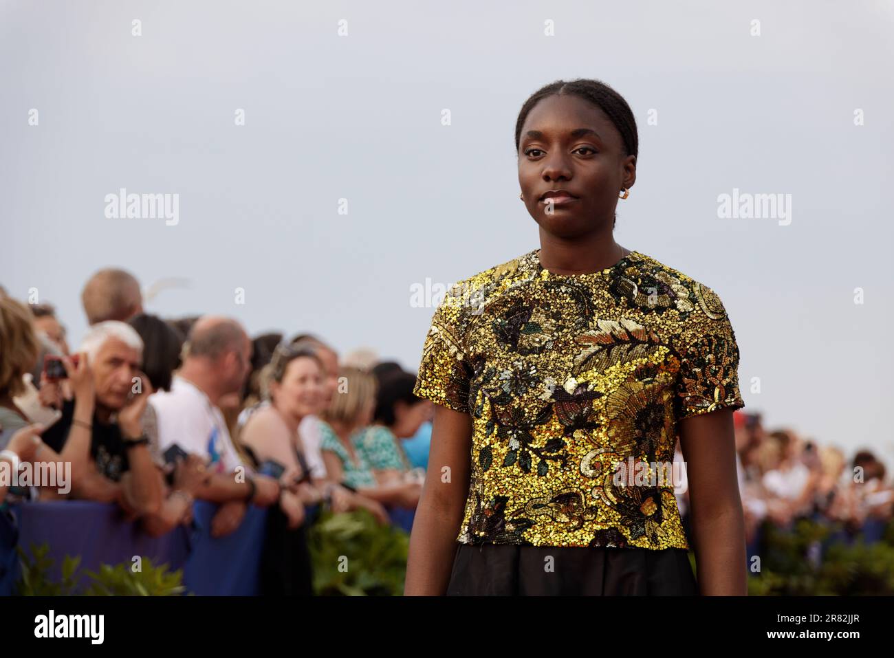 Cabourg, France. 17th June, 2023. Suzy Bemba attends the closing ...