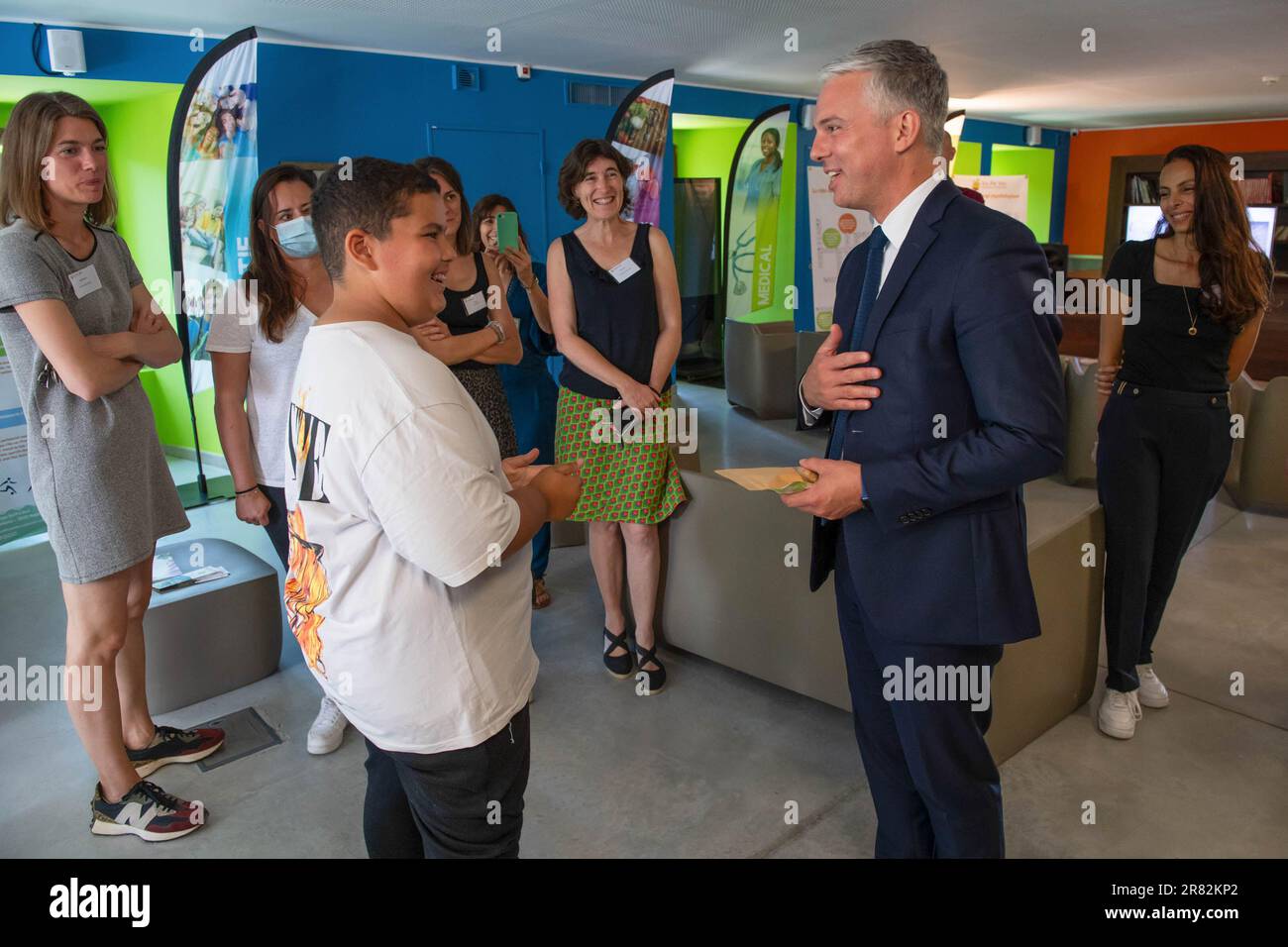 Mimet, France. 16th June, 2023. Jean-Christophe Combe, the French ...