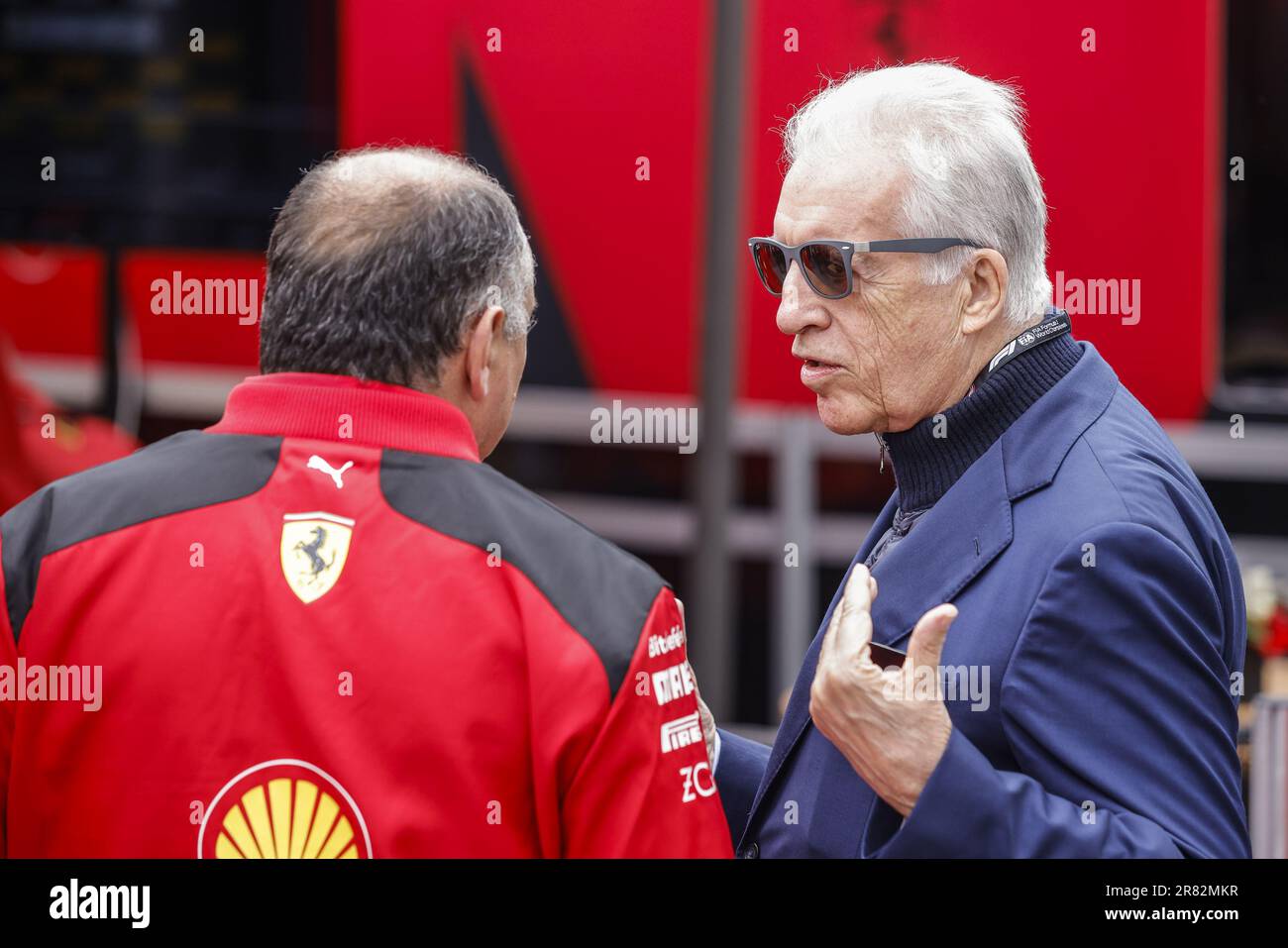 Piero Ferrari and VASSEUR Frederic (fra), Team Principal & General ...