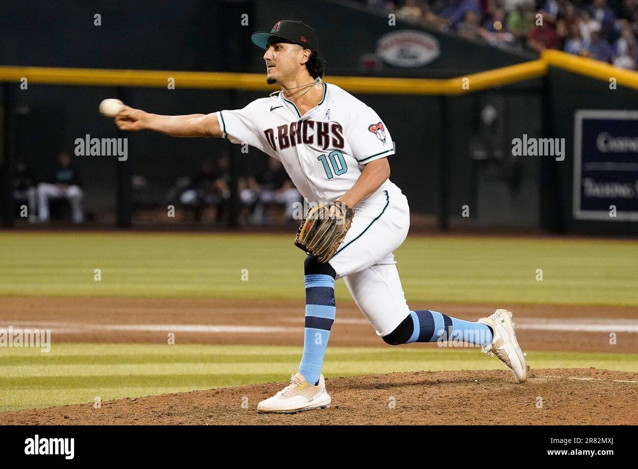 Arizona Diamondbacks third baseman Josh Rojas pitches against the ...