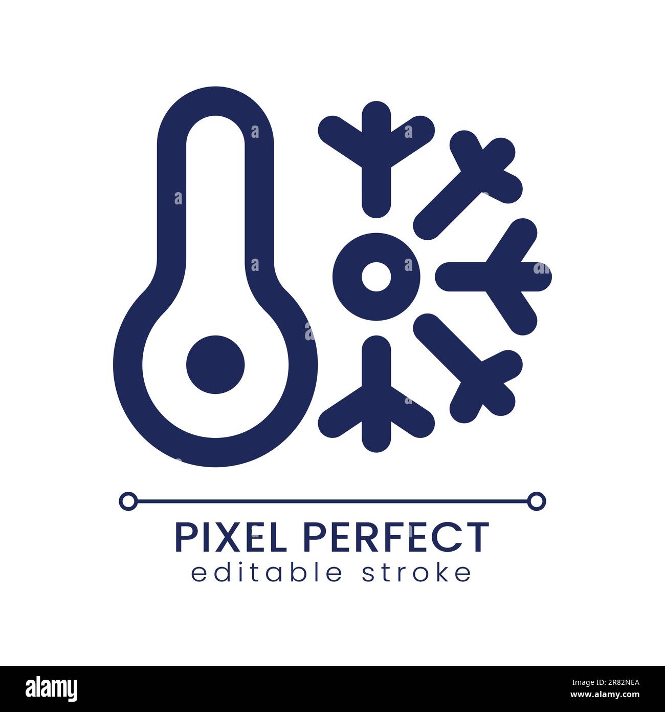 Climate control system pixel perfect linear ui icon Stock Vector Image & Art - Alamy