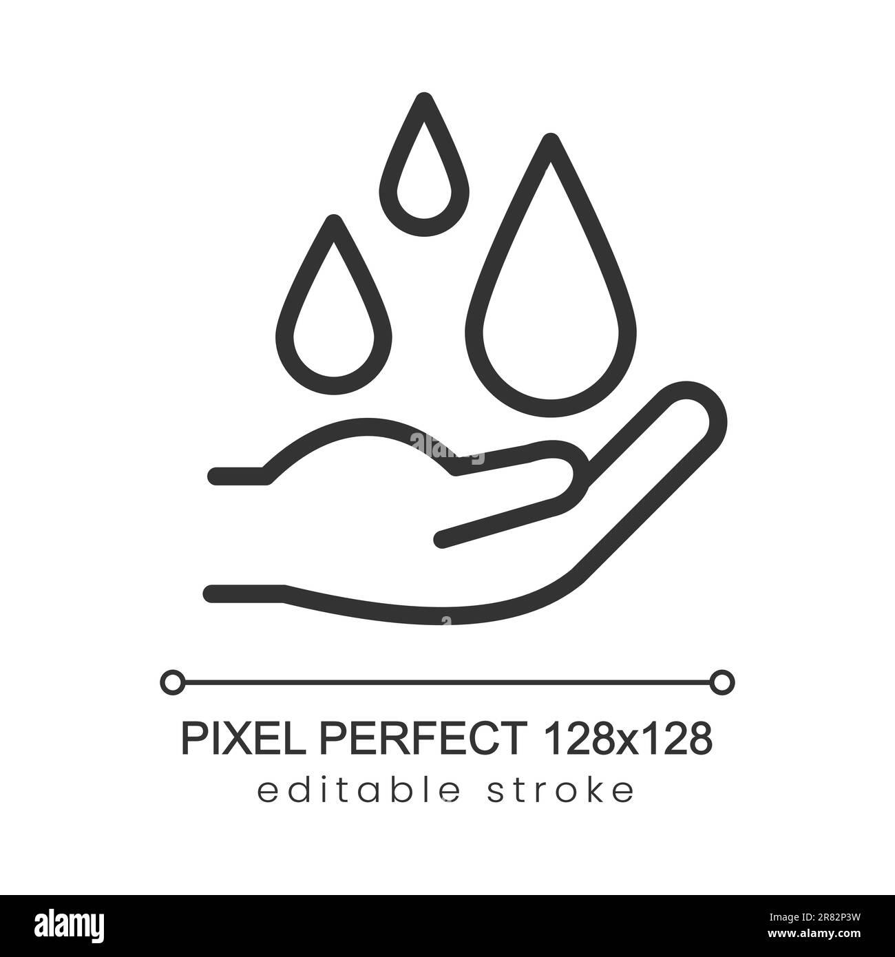 Water resources pixel perfect linear icon Stock Vector Image & Art - Alamy