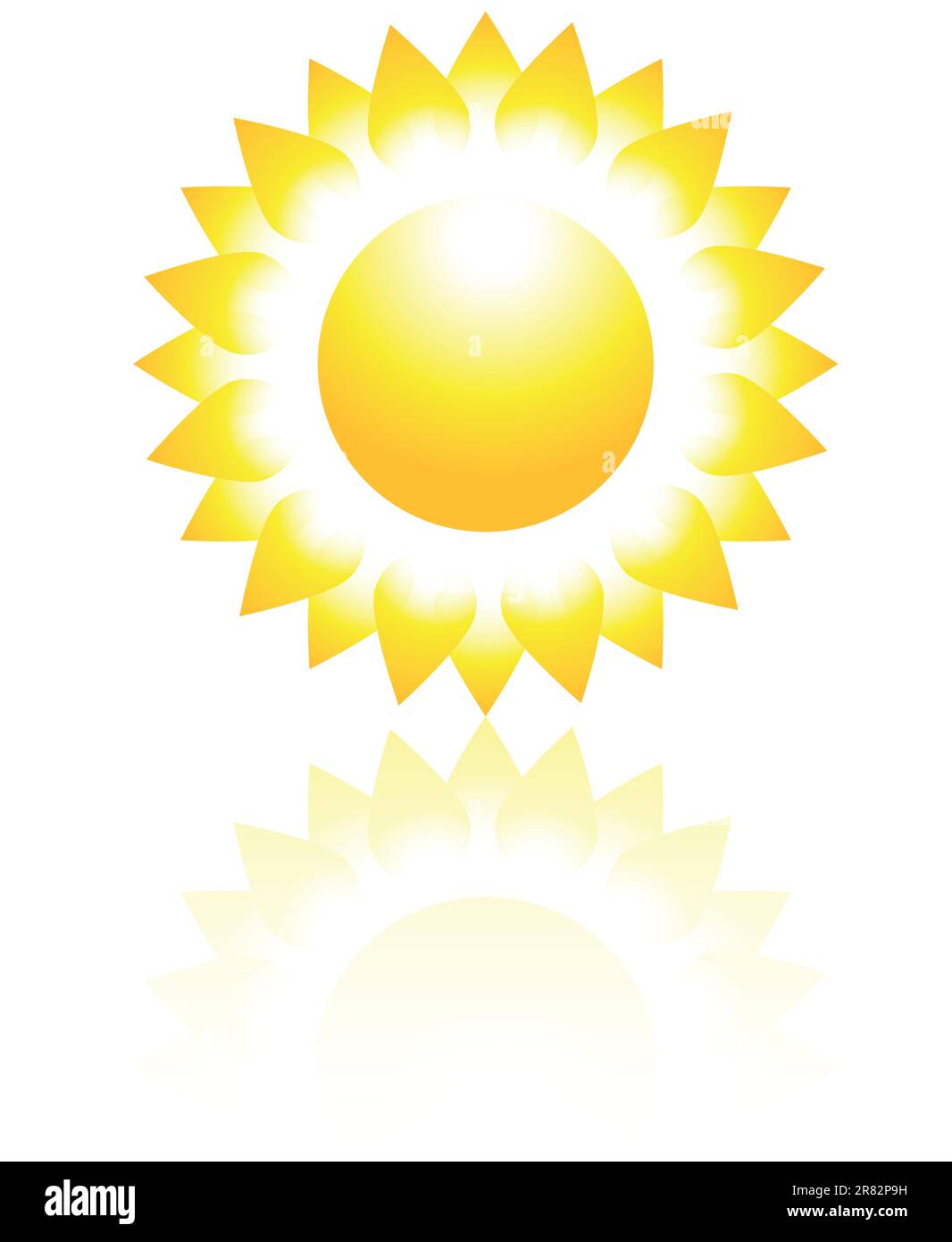 Bright sun reflection Stock Vector Images - Alamy