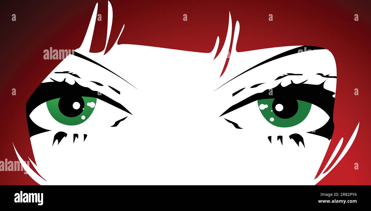Black round eye Stock Vector Images - Alamy