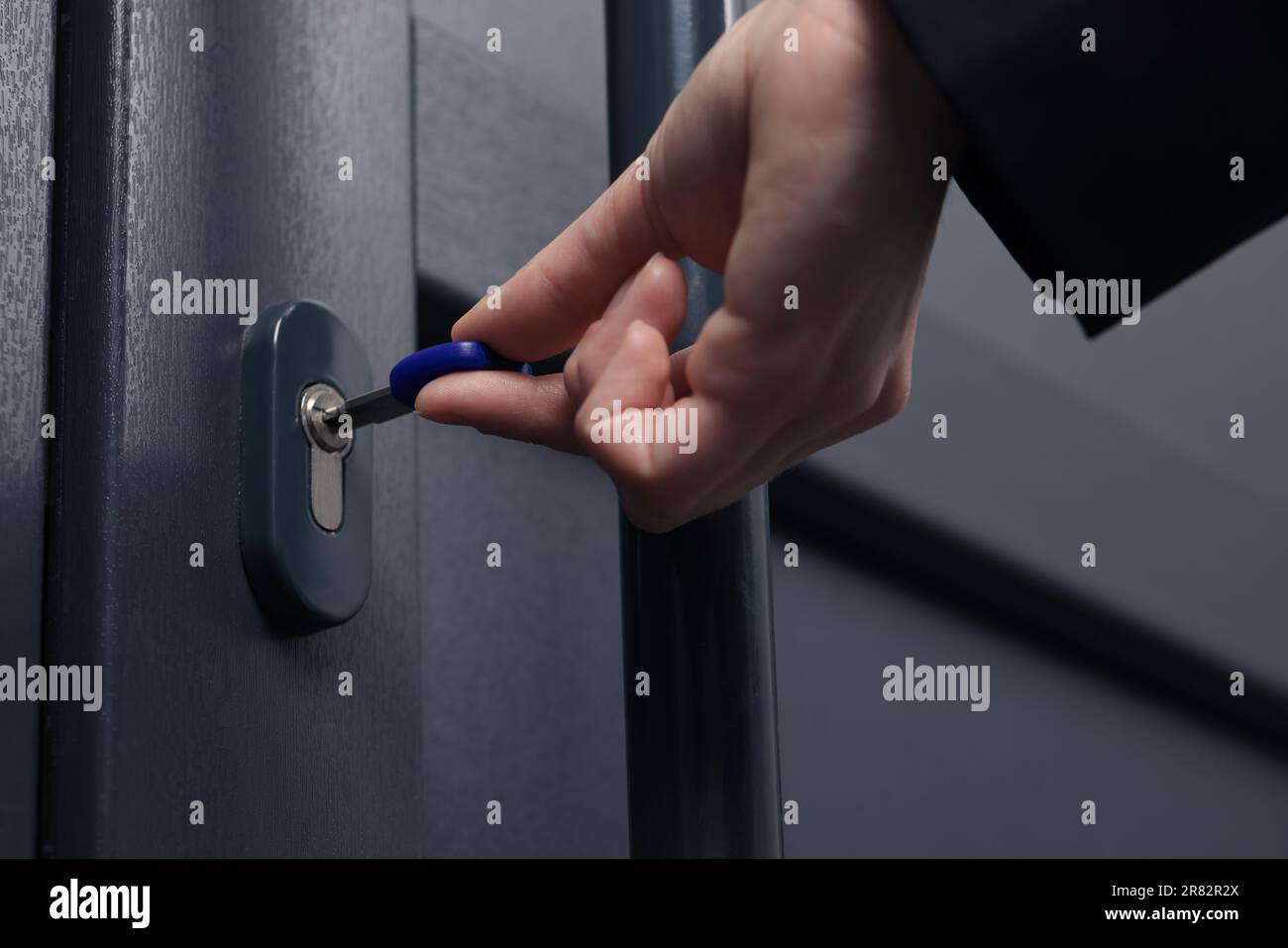 Closeup view security key hi-res stock photography and images - Alamy