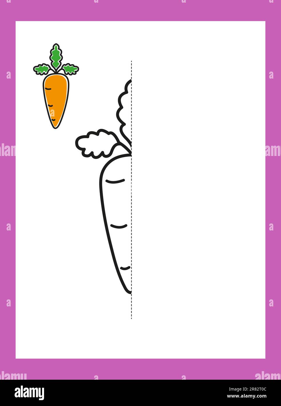 Draw a drawing. Vegetables. Carrot. Vector image Stock Vector Image ...
