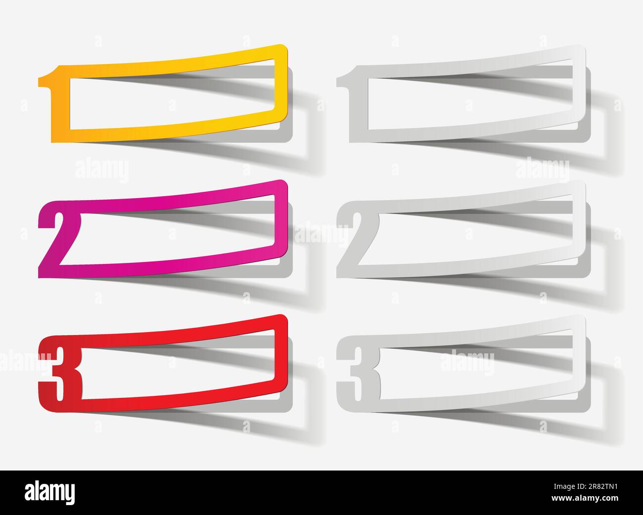 realistic design elements Stock Vector Image & Art - Alamy