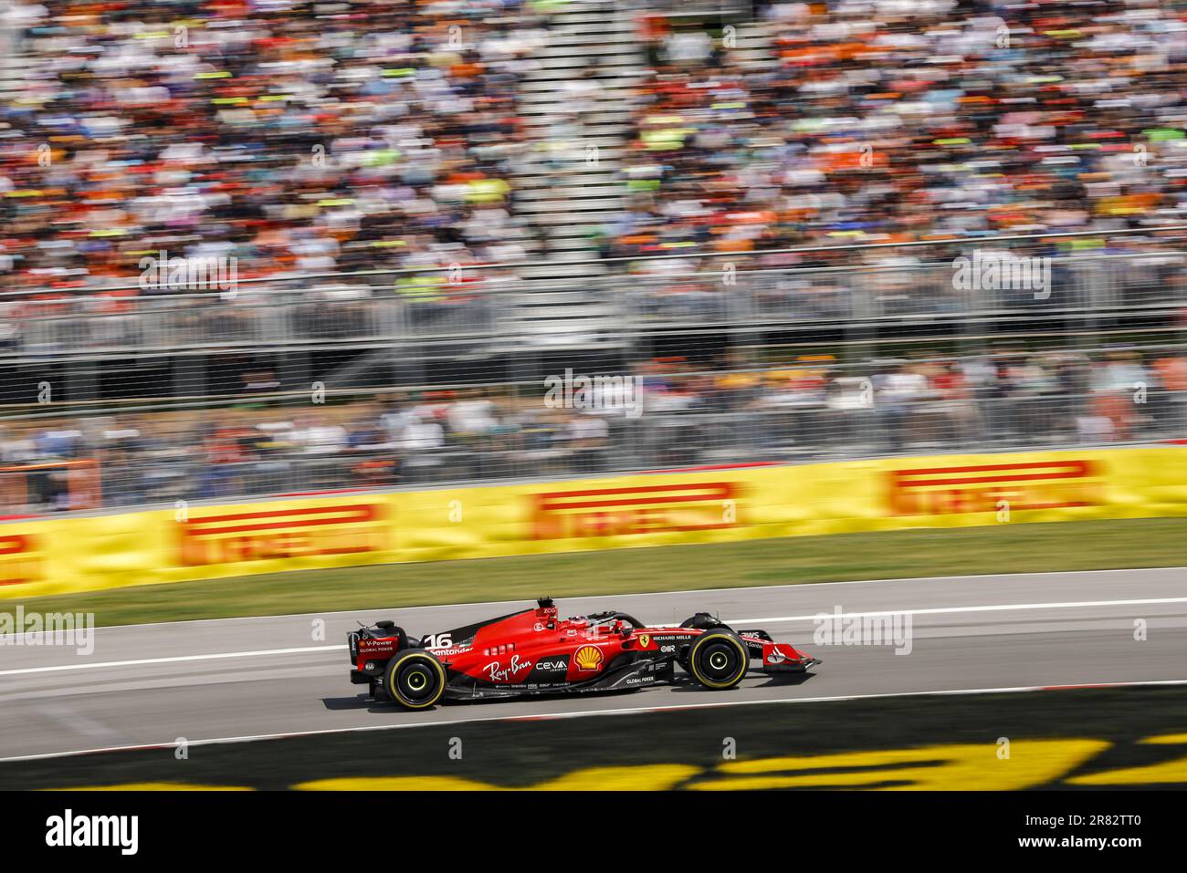 16 LECLERC Charles (mco), Scuderia Ferrari SF-23, action during the ...
