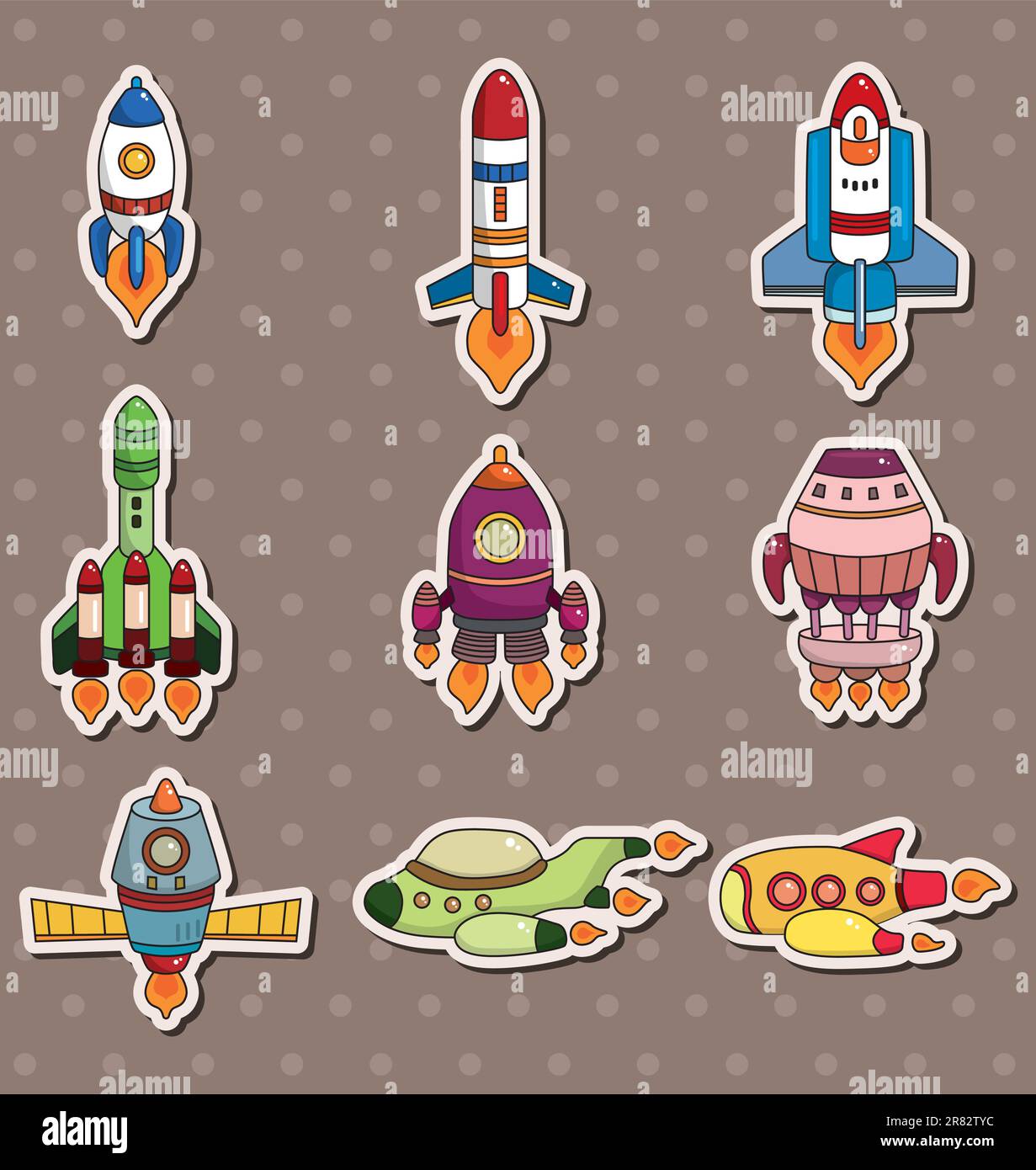 Rocket draw icon spaceship aircraft hi-res stock photography and images ...