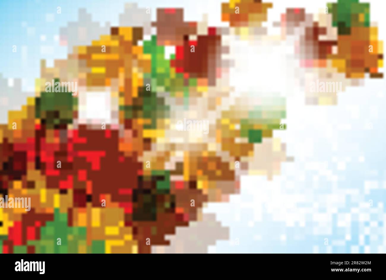 Beautiful illustration of maple leaves blowing in the wind and sun rays ...