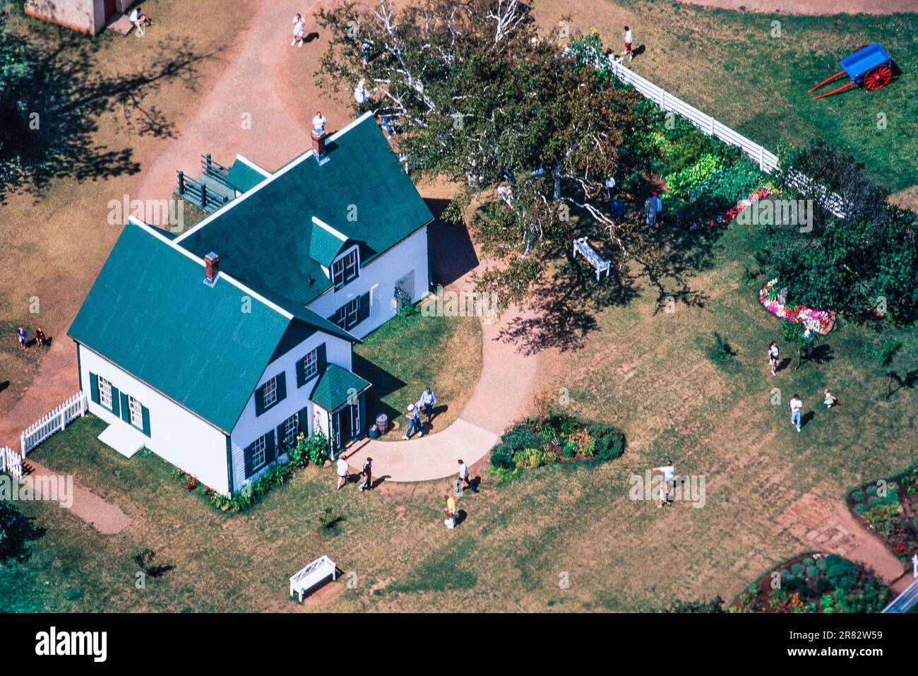 Aerial of home of Anne of Green Gables, PEI, Canada Stock Photo - Alamy