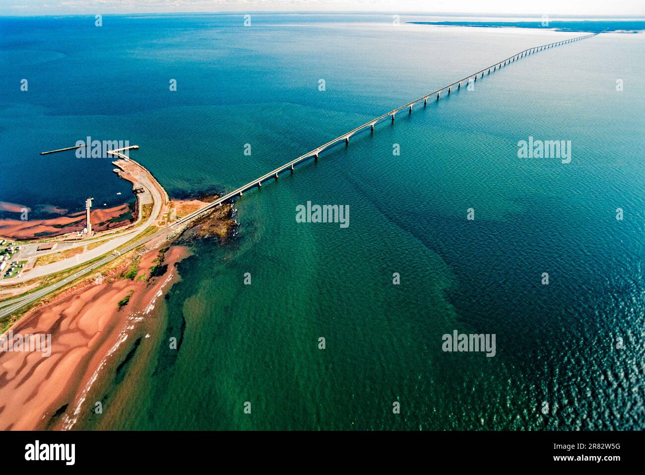 Aerial of Confederation Bridge, PEI, Canada Stock Photo - Alamy
