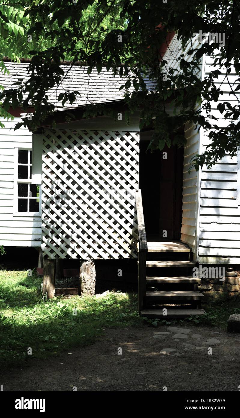 Farmstead in Cades Cove Stock Photo - Alamy
