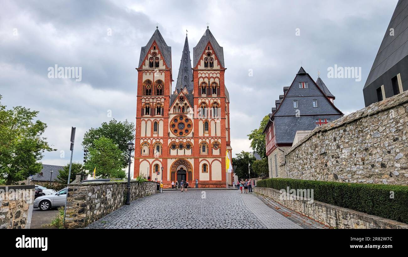 Limburg Cathedral, high on a hill in the medieval gem of a village ...