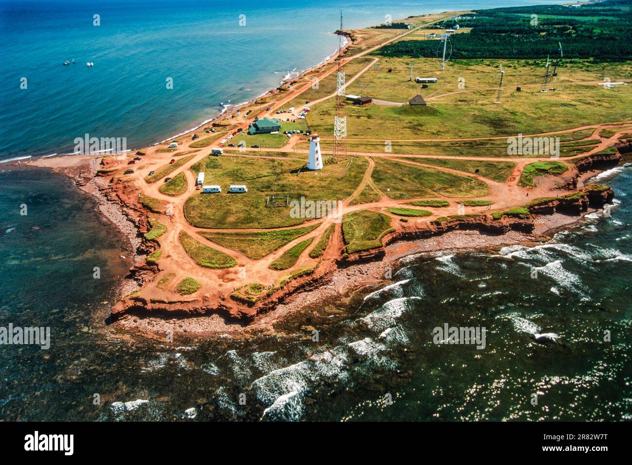 Aerial of North Cape, PEI, Canada Stock Photo - Alamy