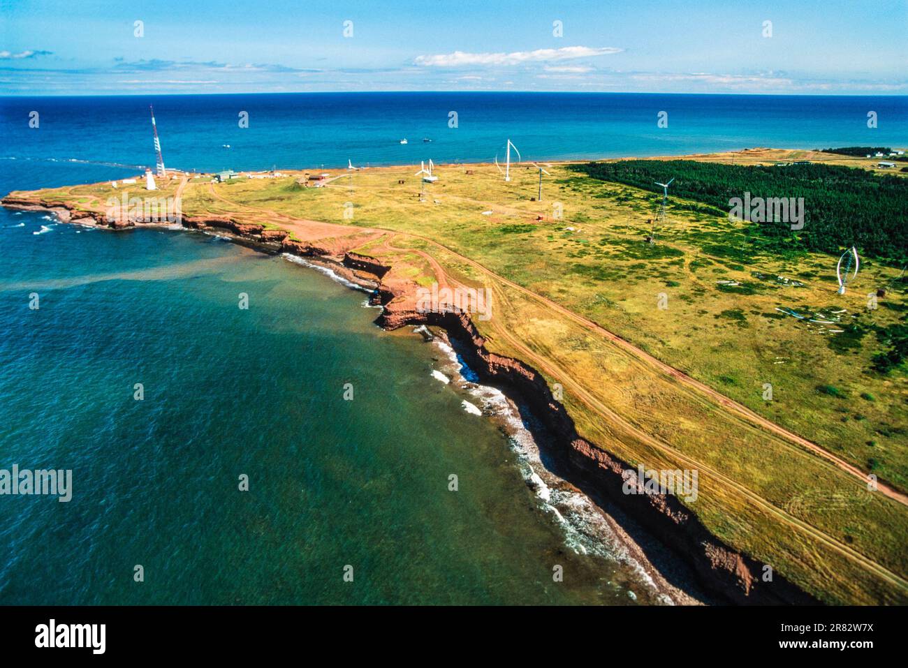 Aerial of North Cape, PEI, Canada Stock Photo - Alamy