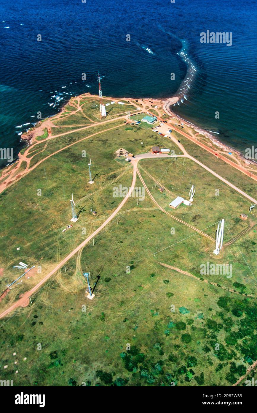 Aerial of North Cape, PEI, Canada Stock Photo - Alamy